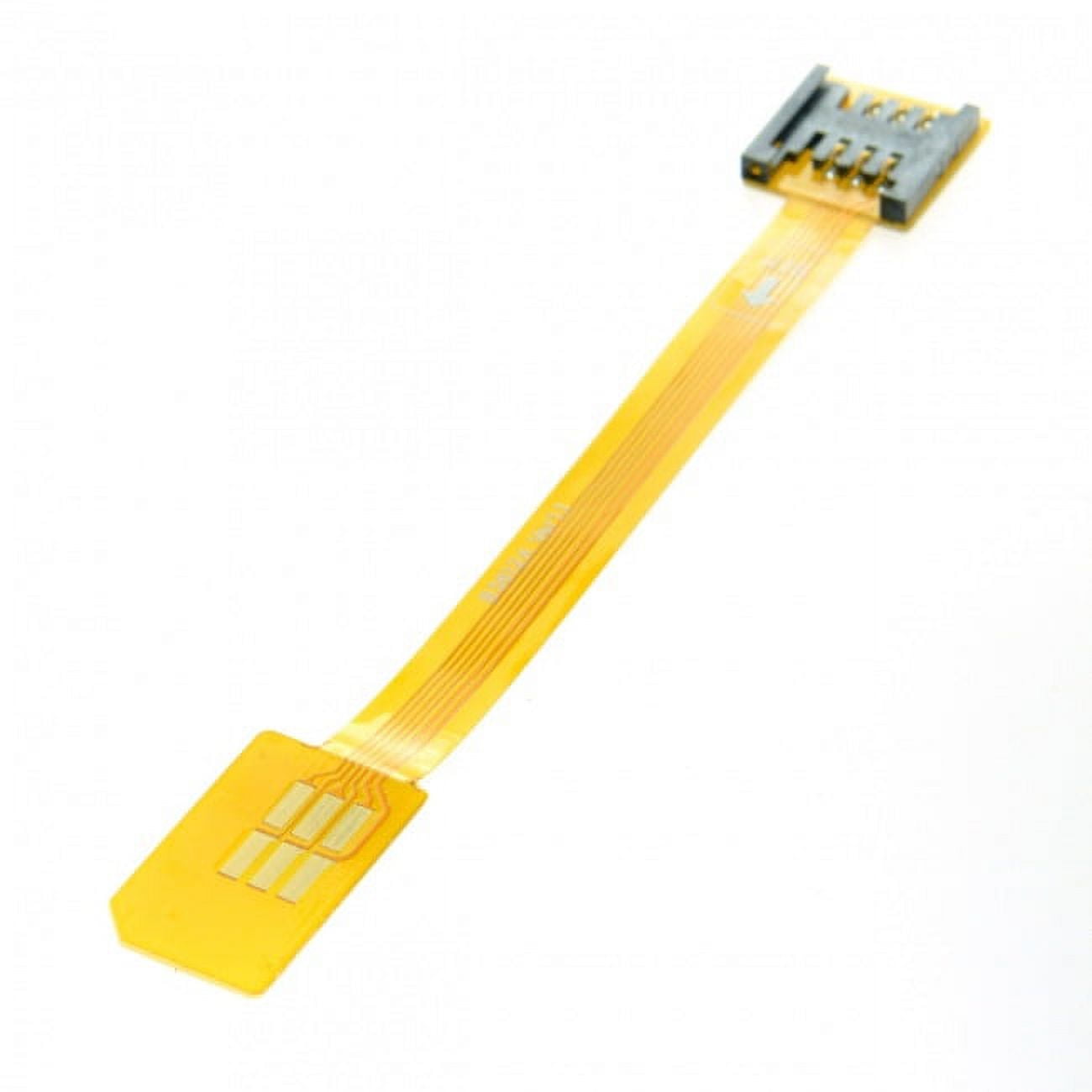 JSER GSM CDMA Standard UIM SIM Card Kit Male to Female Extension Soft Flat FPC Cable Extender ...