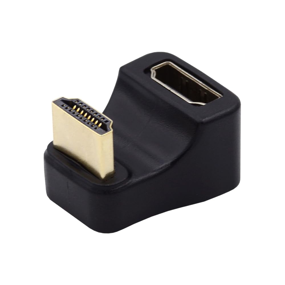 JSER HDMI Male Type-A to HDMI Female Port Savers 360 Degree Down ...