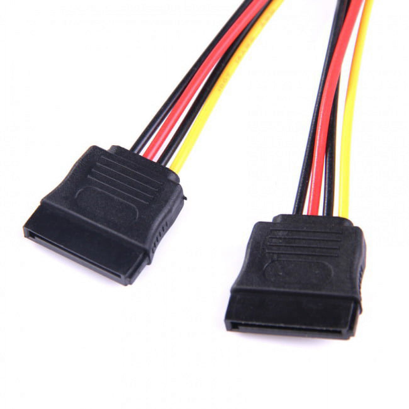 JSER IDE to Dual SATA II 15pin Y Splitter 10cm Hard Disk Power Supply Extension Cable - Walmart.com