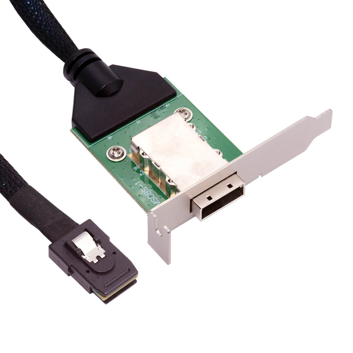 JSER Internal Mini SAS SFF-8087 Male to External SFF-8088 Female ...