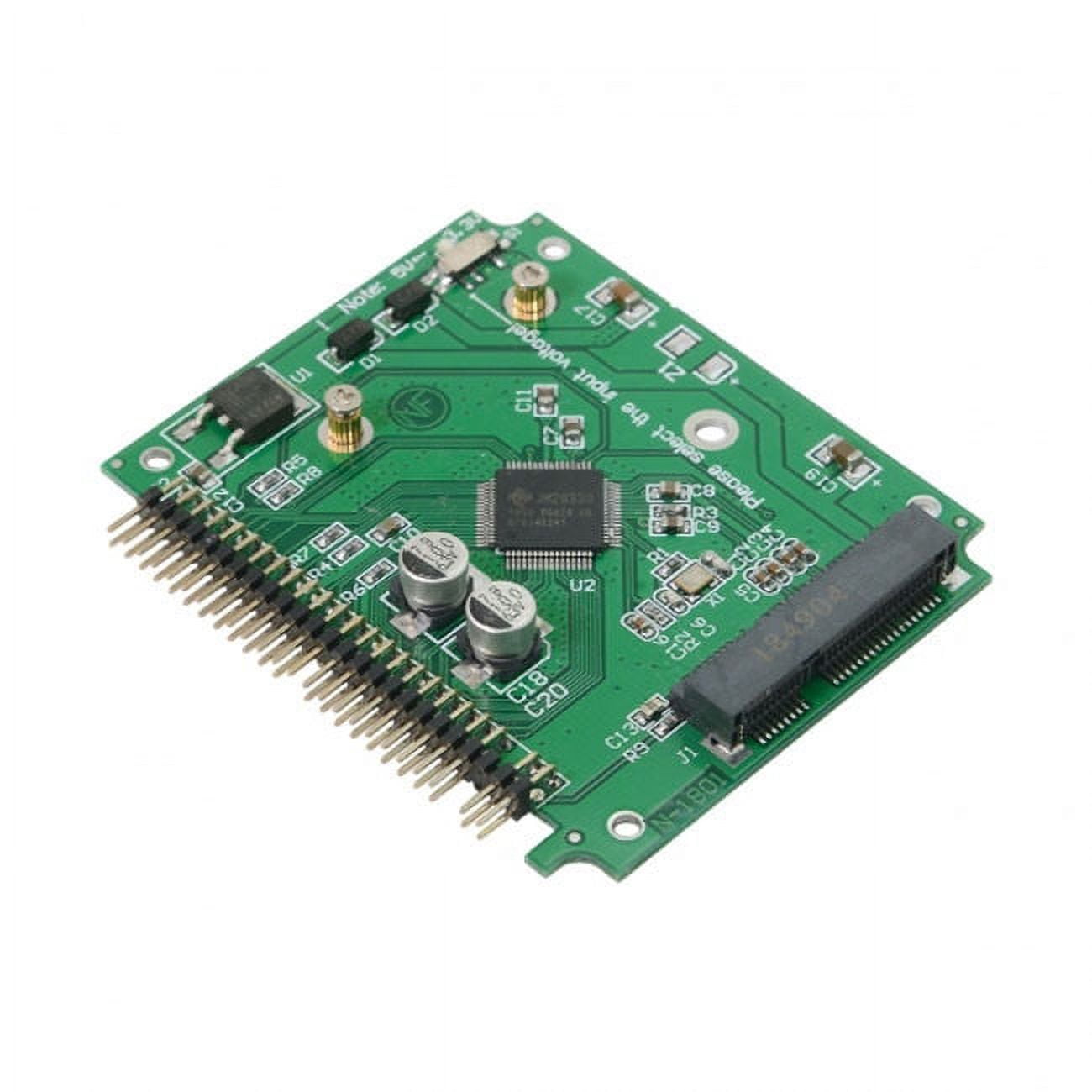 JSER Low Profile Half-Heigh mSATA SSD to 2.5 inch IDE 44pin Hard Disk ...