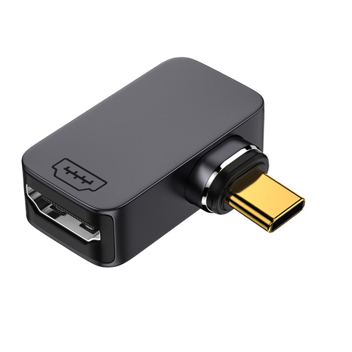 JSER Magnetic Angled Type USB-C Type C to HDMI HDTV Monitor Converter ...