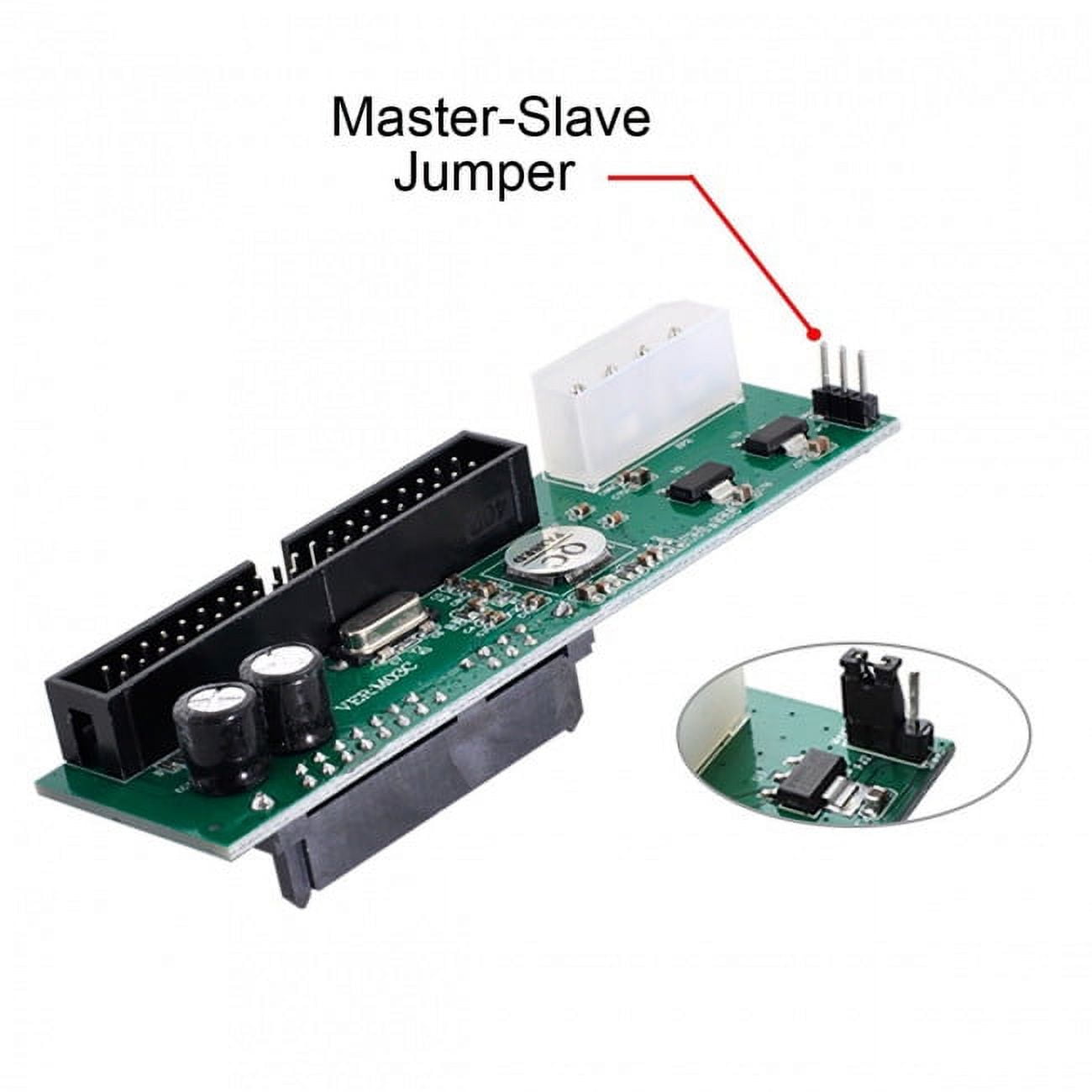 JSER SATA Disk to IDE/PATA 40Pin Motherboard Converter Adapter PCBA for ...