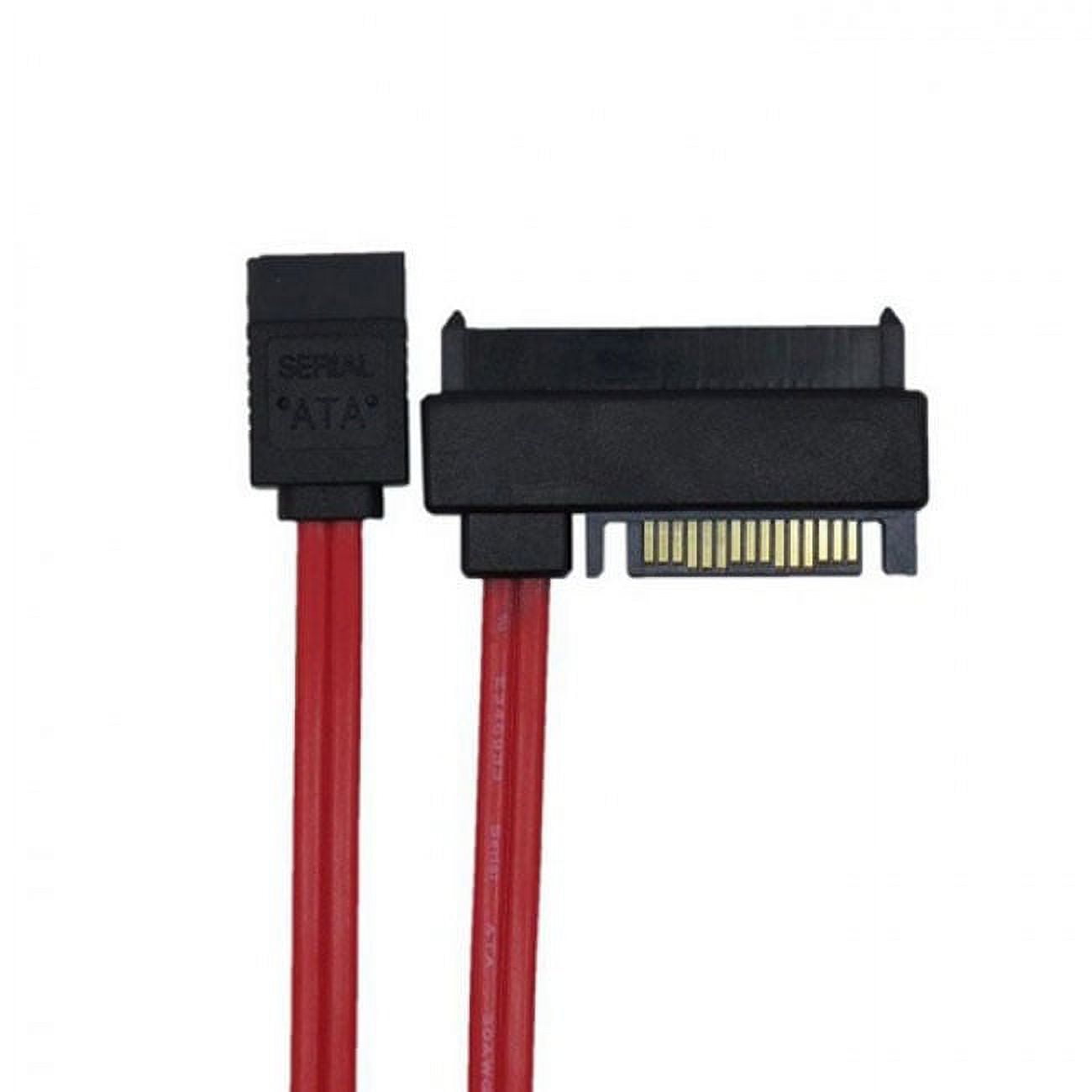 JSER SFF-8482 SAS 29 Pin to 7 Pin SATA Hard Disk Drive Raid Cable with ...