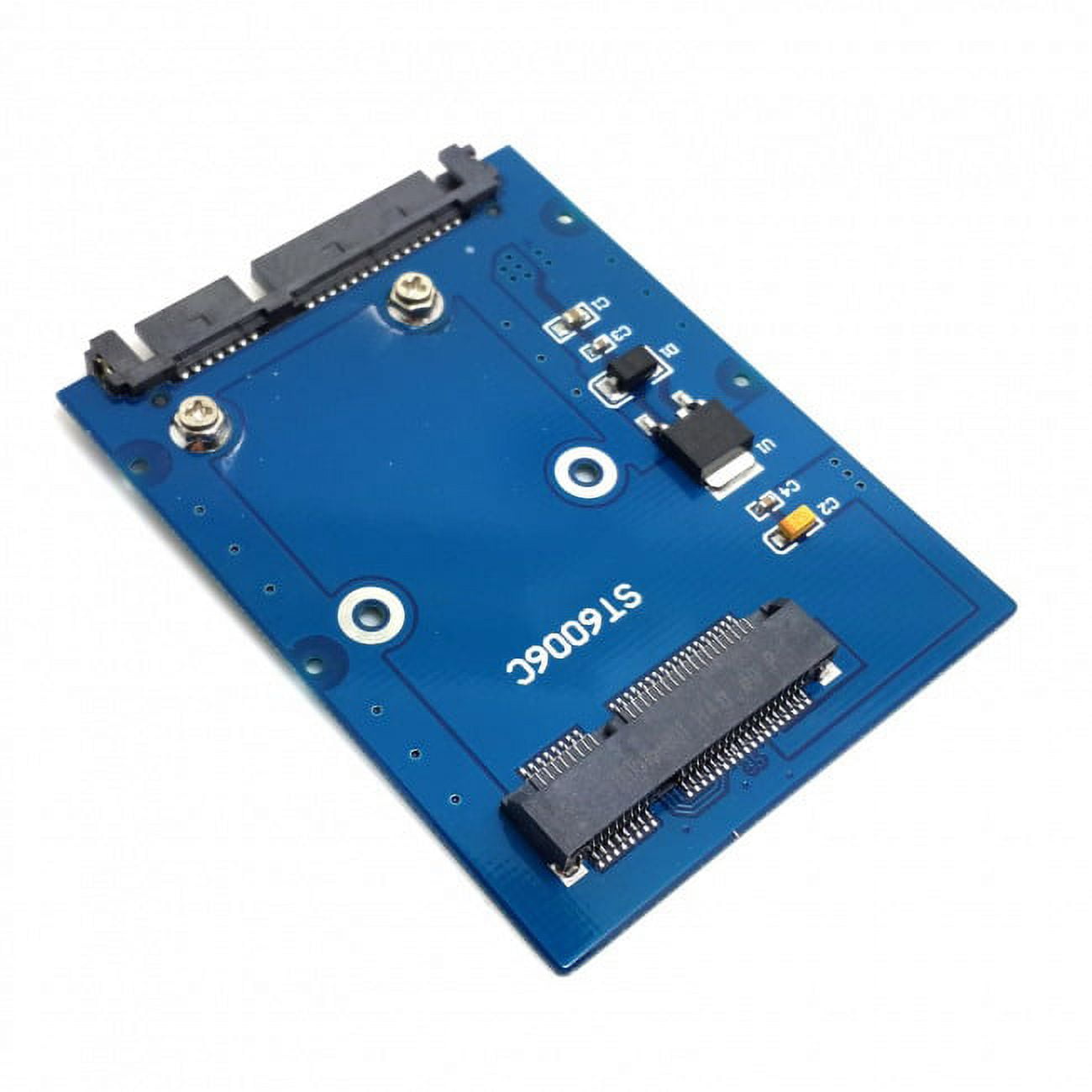 JSER Slim Type Mini PCI-E mSATA SSD to 2.5" SATA 3.0 22pin HDD Adapter ...