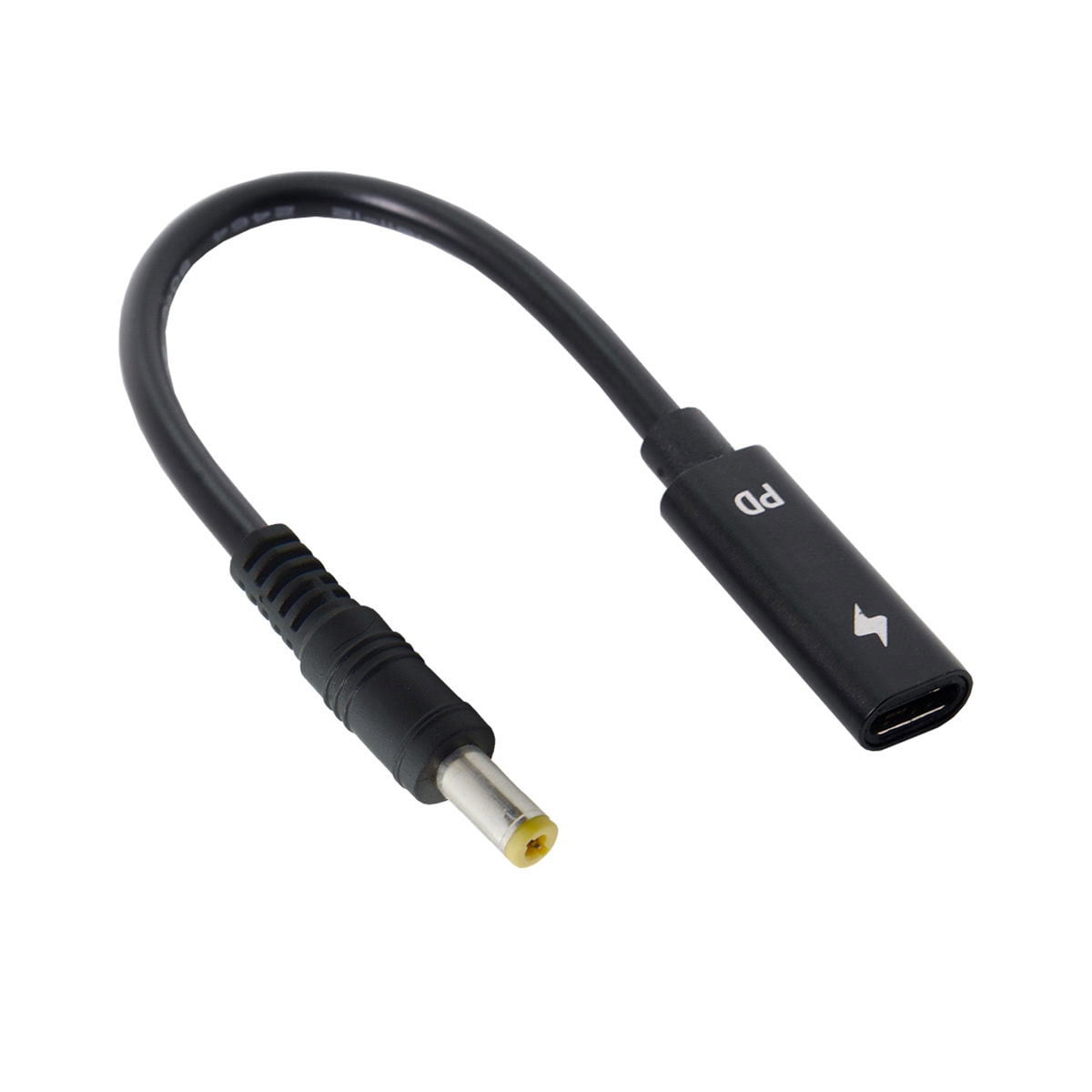 JSER Type C USB-C Female Input to DC 5.5*2.5mm Power PD Charge Cable ...