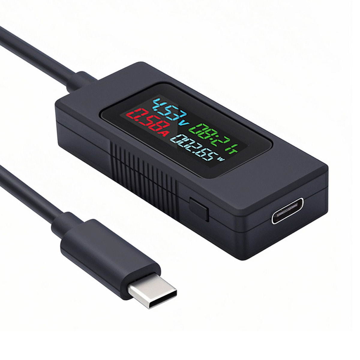 JSER Type-C Voltage Current Power Capacity, Working Time Ammeter ...