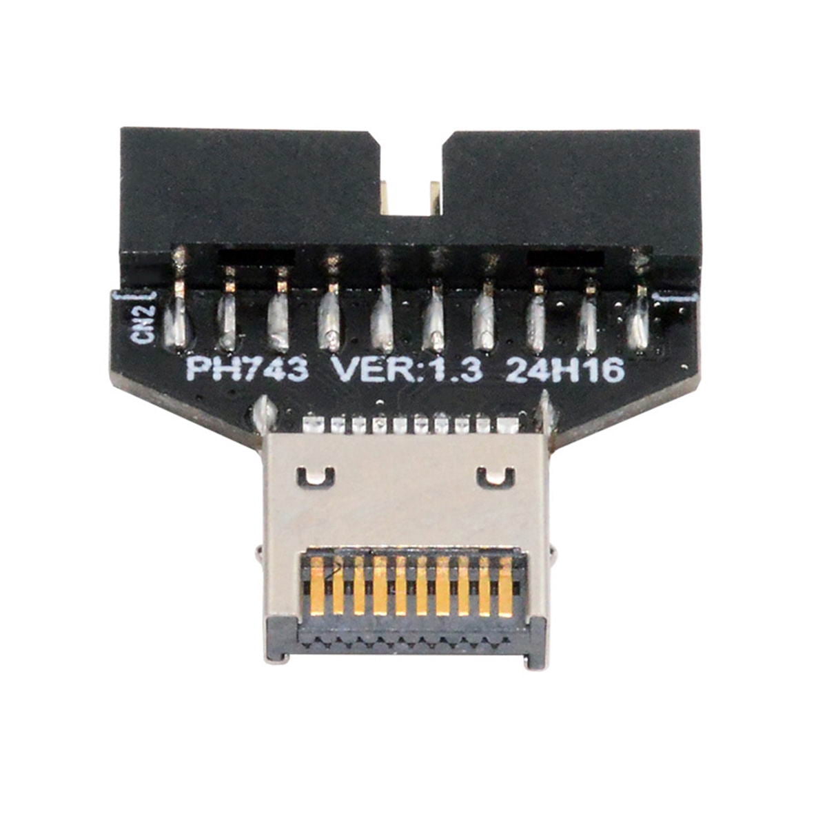 JSER Type-E IDC Socket USB 3.1 Front Panel Header to USB 3.0 20Pin ...