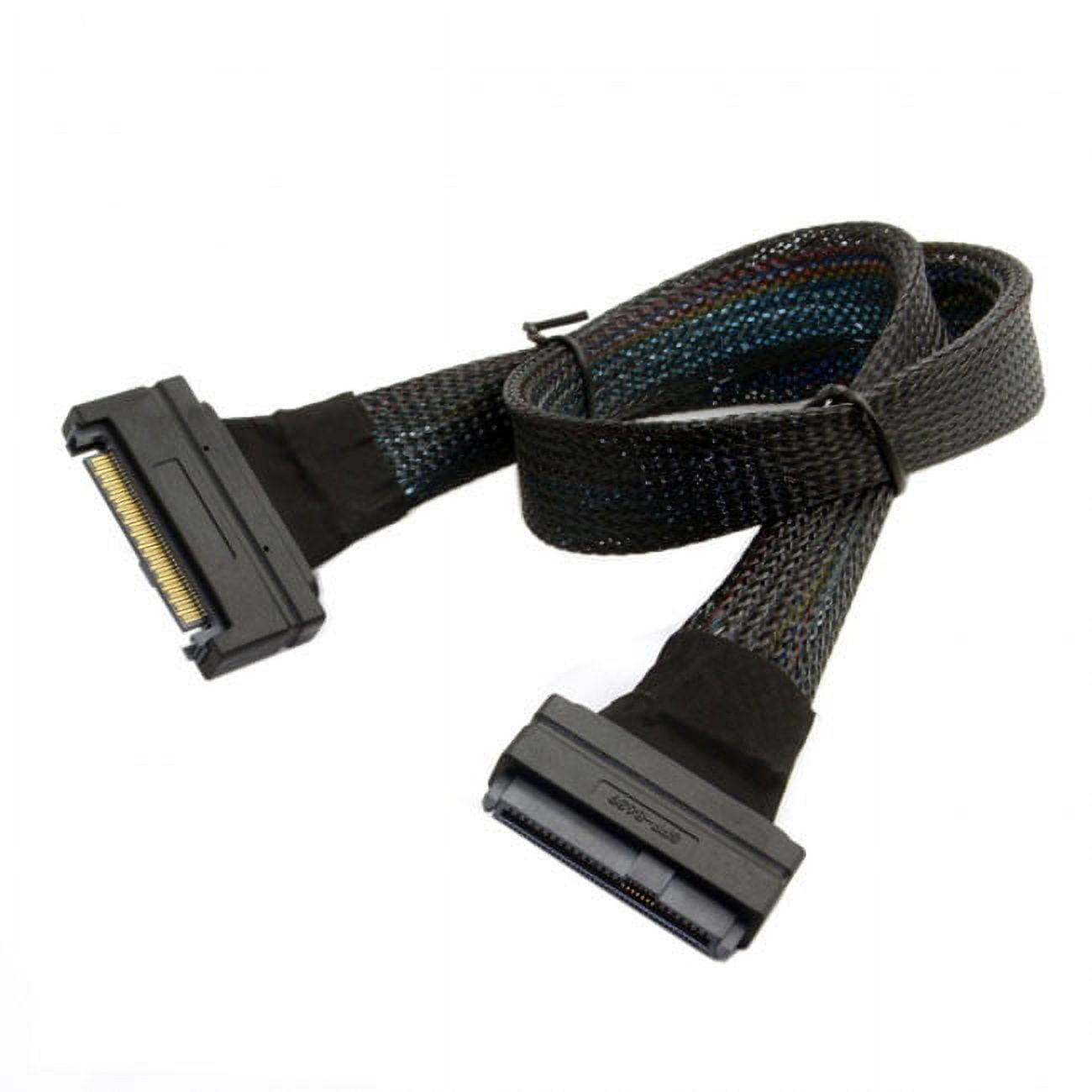 JSER U.2 U2 SFF-8639 NVME PCIe SSD Cable Male to Female Extension 50cm ...