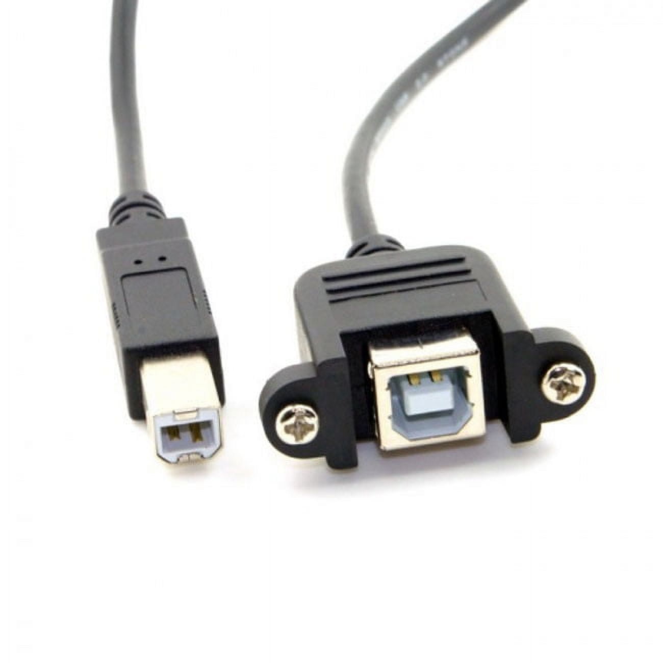 JSER USB 2.0 B Type Male to Female Printer Scanner Hard Disk Extension ...