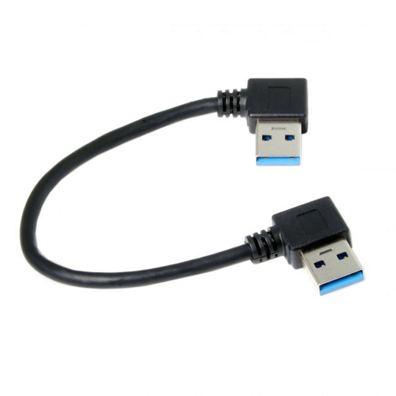 JSER USB 3.0 Type-A 90 Degree Right Angled to Right Angled Data Cable ...