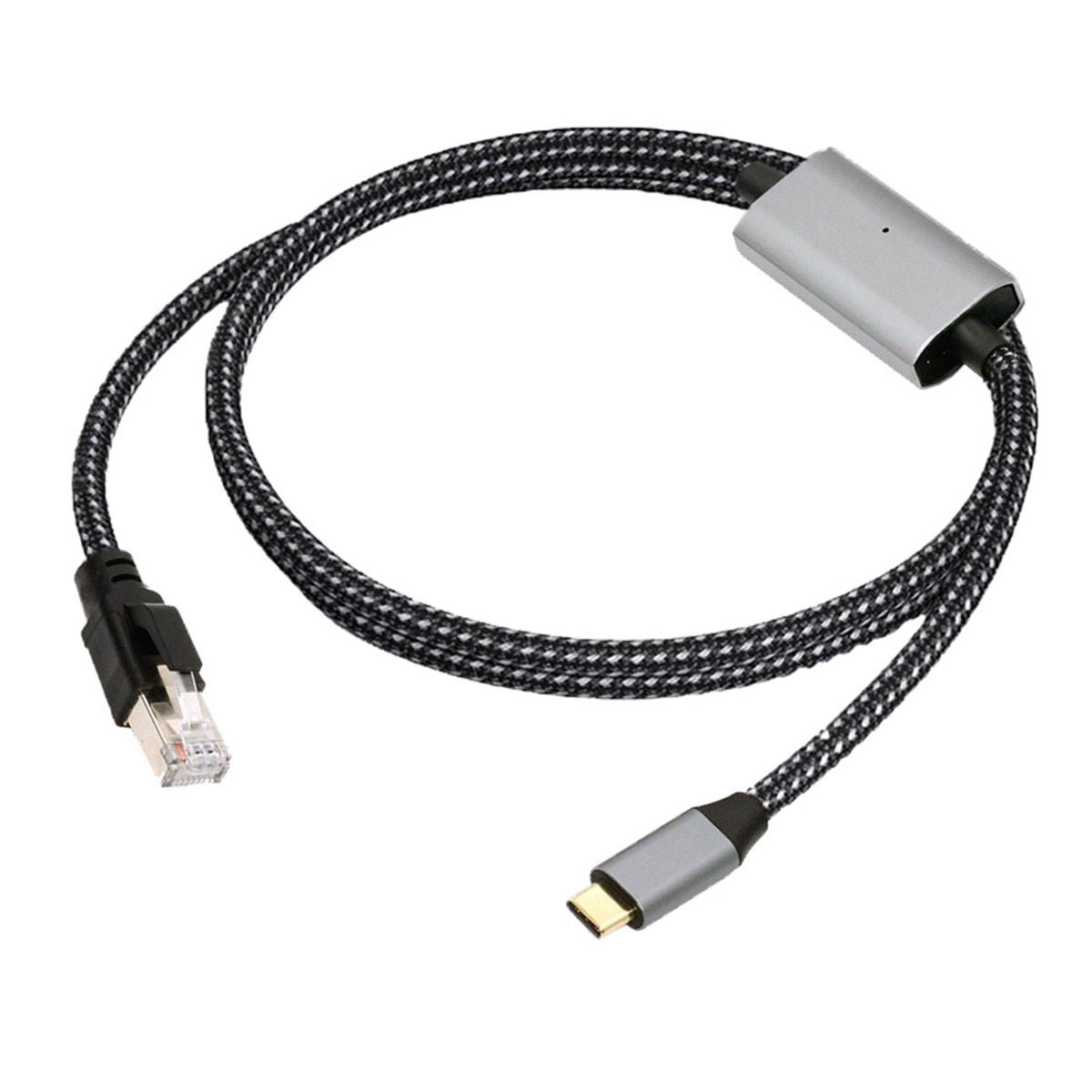 Jser Usb C To Ethernet Cable Usb Type C To Rj45 Male Cord Directly Connected 1000mbps Gigabit