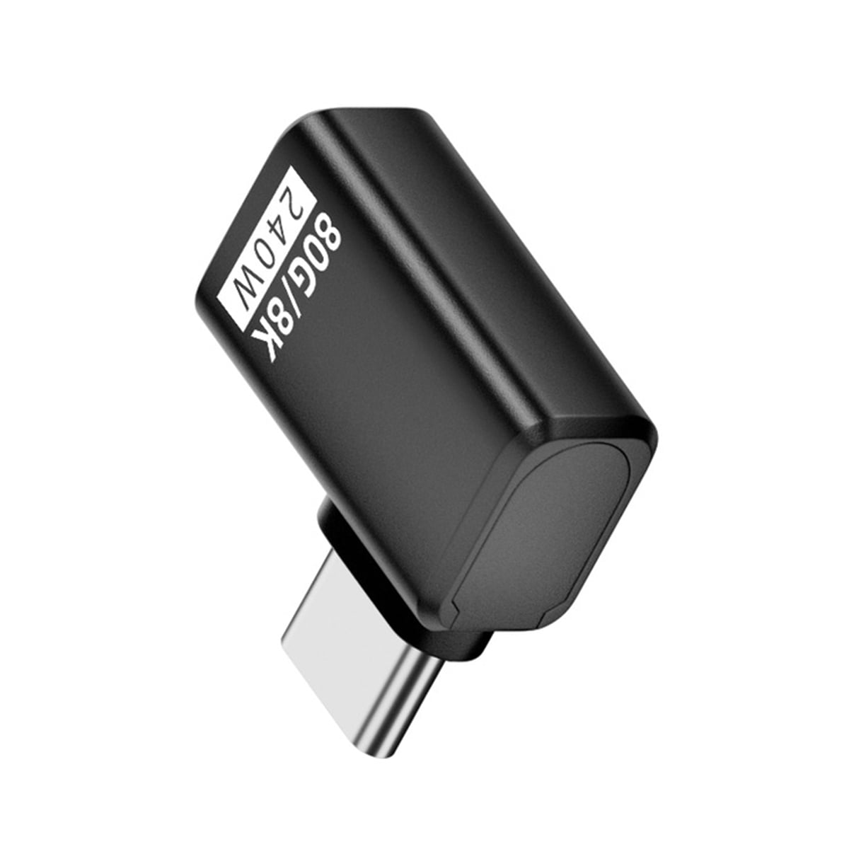 JSER USB5.0 80Gbps Male to Female Extension Adapter Left Right Angled ...