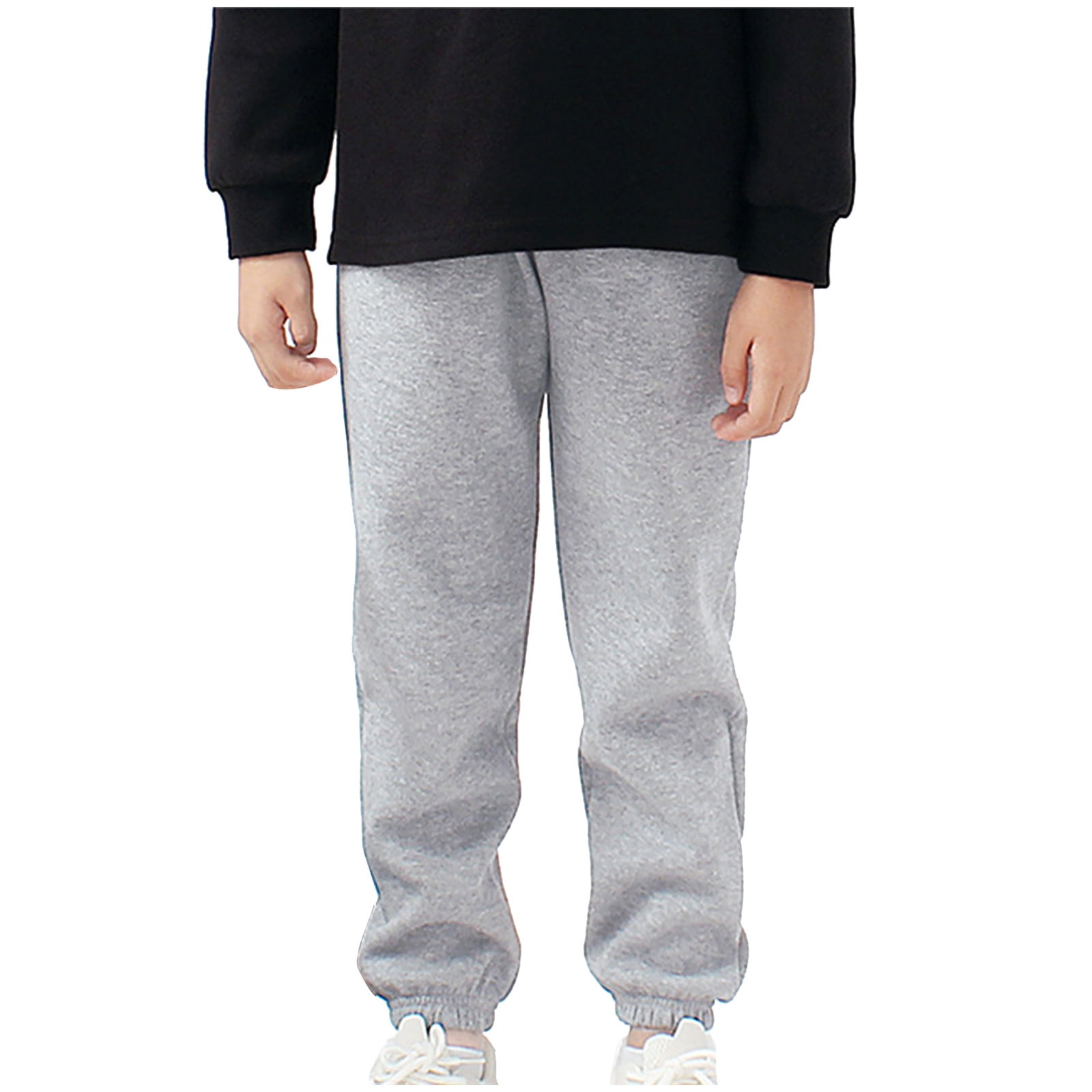 JSGEK 4 Years Kids Casual Pull On Jogger Loungwear Pants Comfort Solid ...