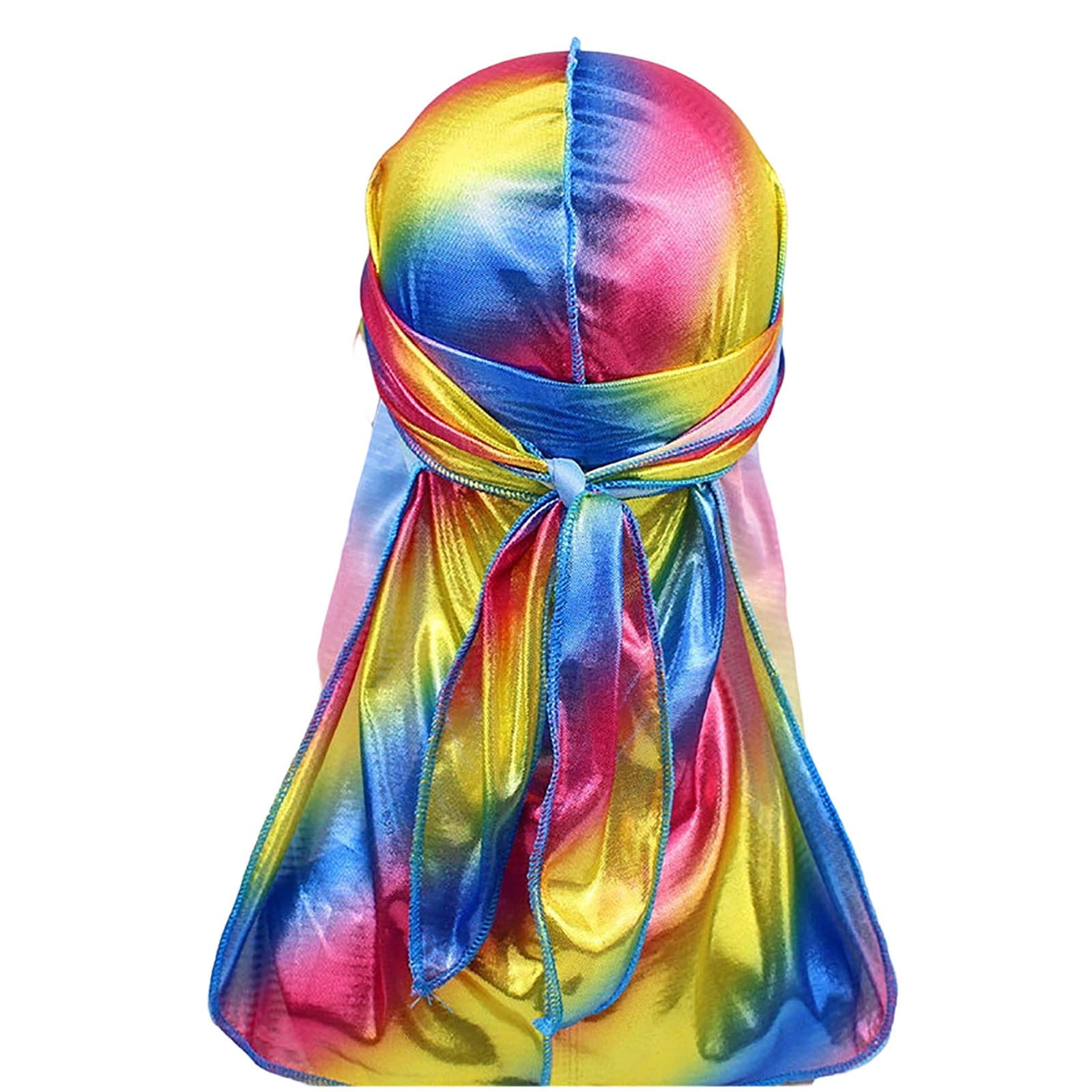 JSGEK Imitation Silk Long Tail Pirate Hat With Hood And Hip Hop Cape ...