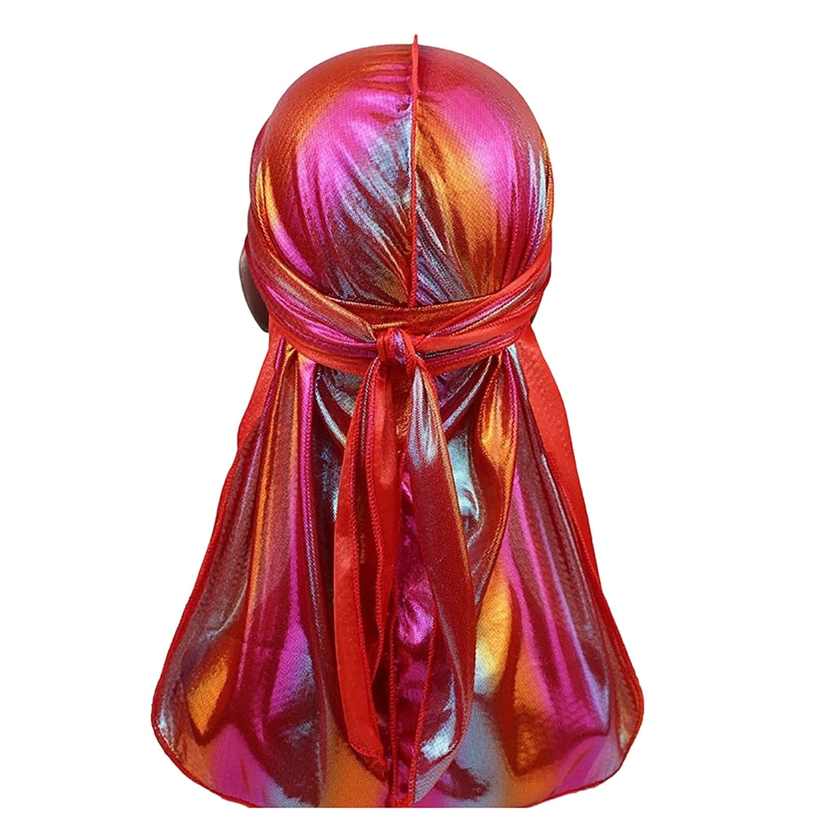 JSGEK Imitation Silk Long Tail Pirate Hat With Hood And Hip Hop Cape ...