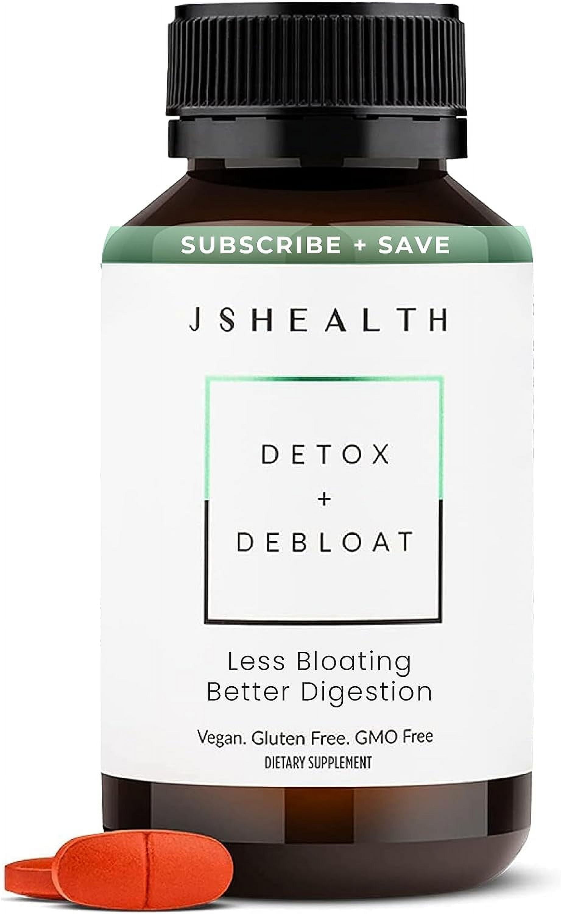 JSHealth Vitamins - Liver Health Detox and Debloat Formula, Milk ...