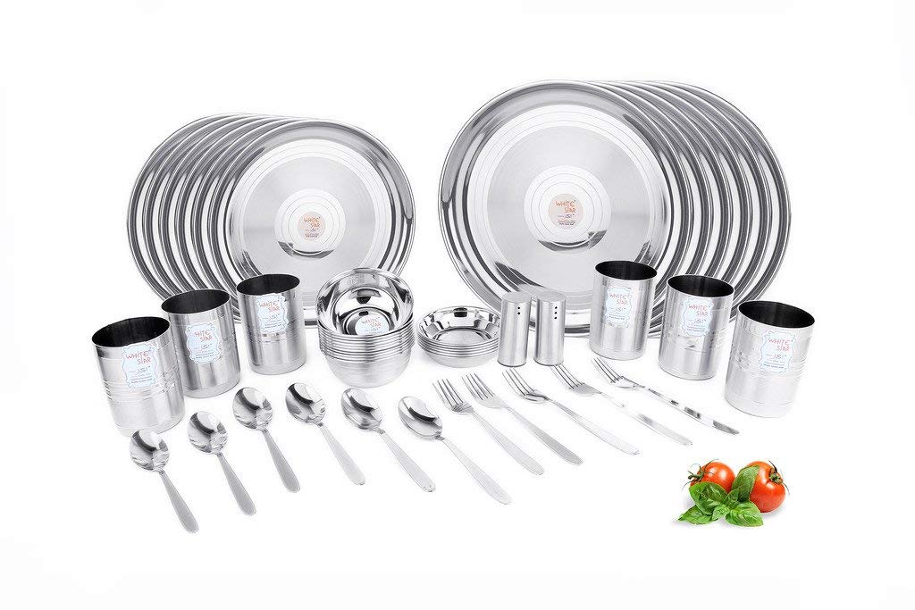 JSI Classic Stainless Steel Dinner Gift Set Pack of 50 Pcs Classic ...