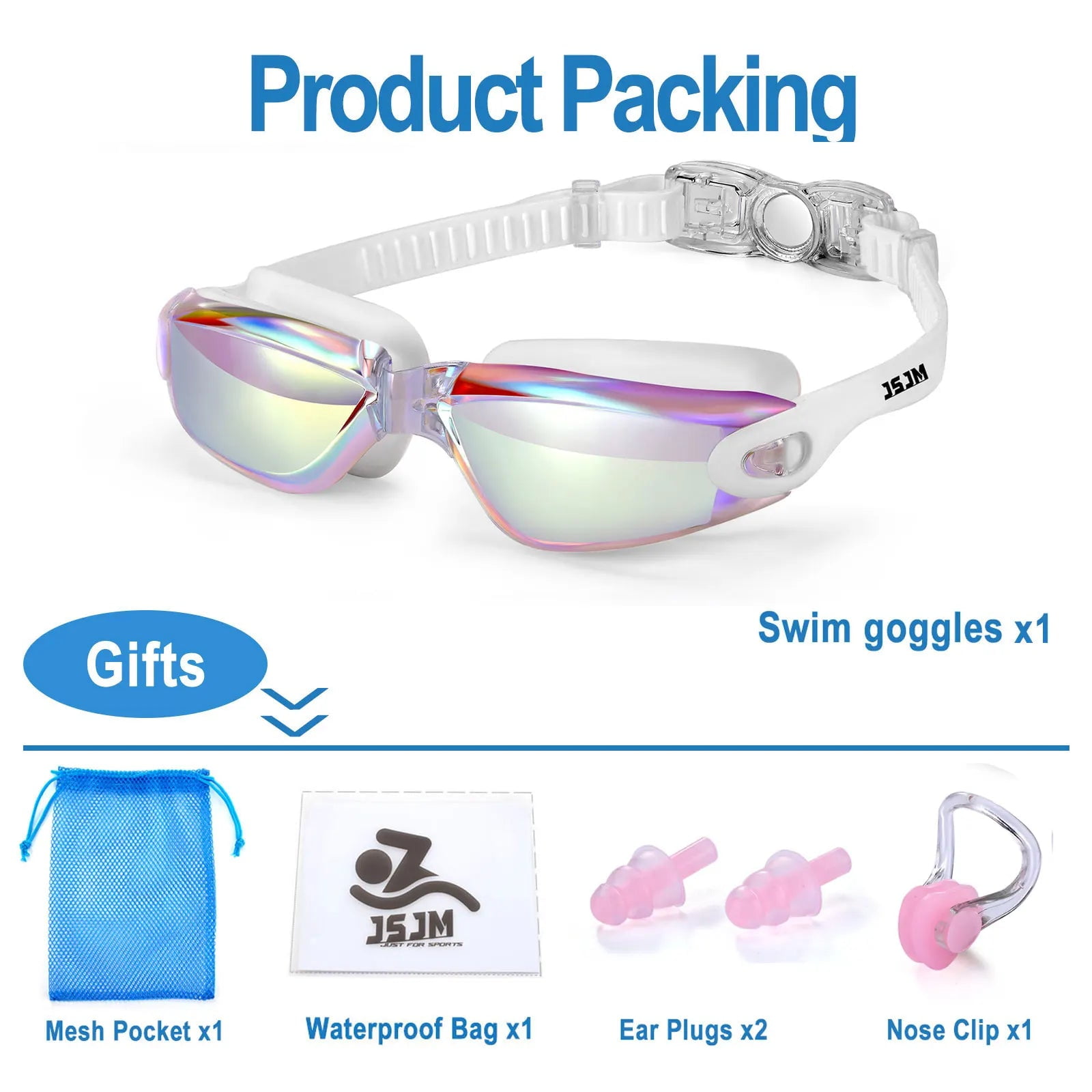 JSJM Professional Anti-fog Swimming Goggles - Walmart.com