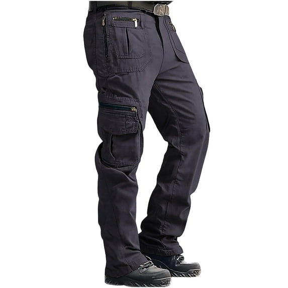 JSKUMAR Trendy Cargo Work Pants High Waisted Tactical Baggy Joggers ...