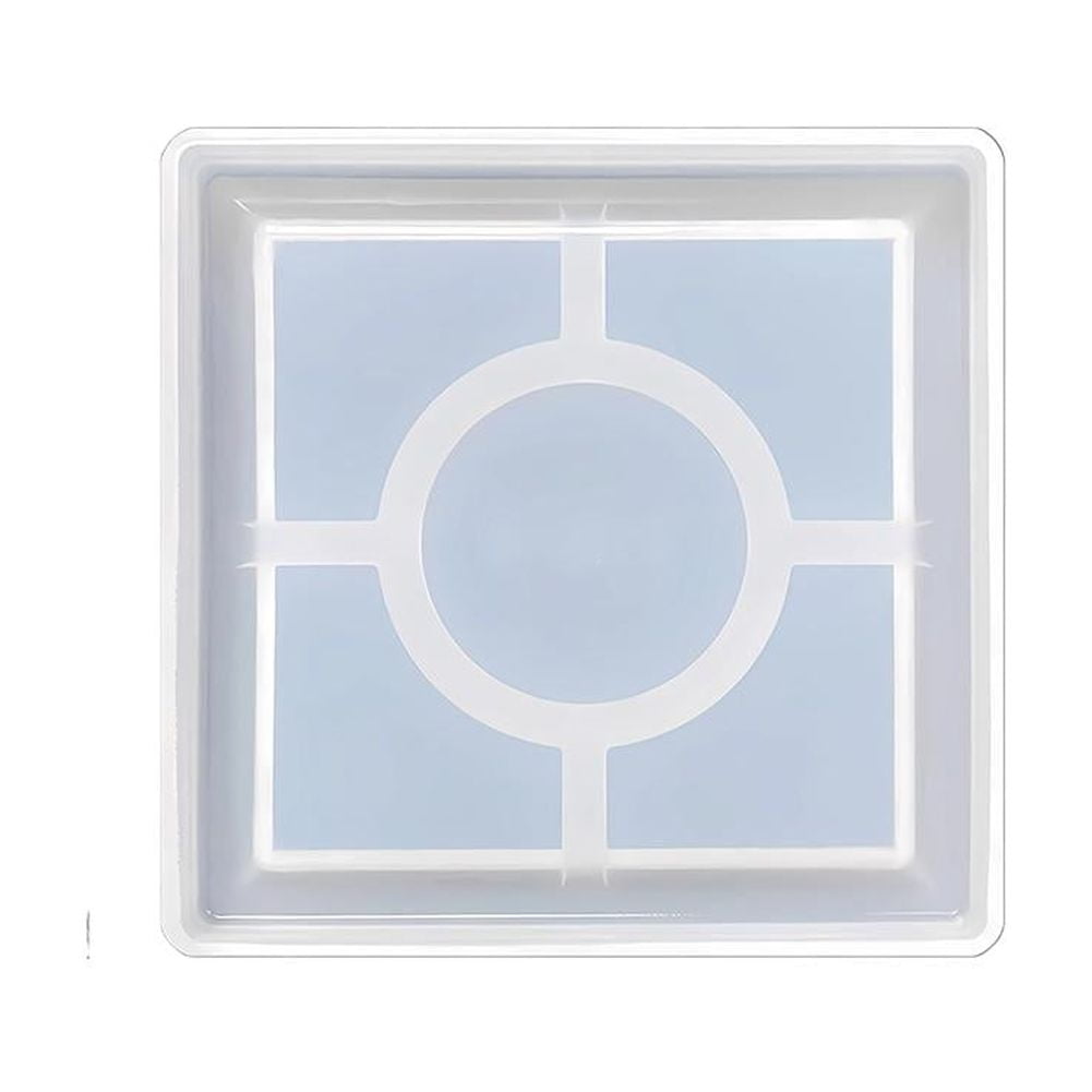 JSNKJL DIY Cup Mat Collection Large Medium Small Round Square Mold Dish ...
