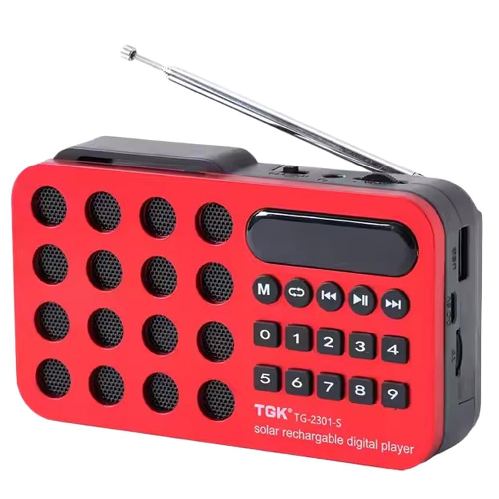 JSNKJLM Portable Multi-band Radio, Solar Charging, Fihi-level Sound ...