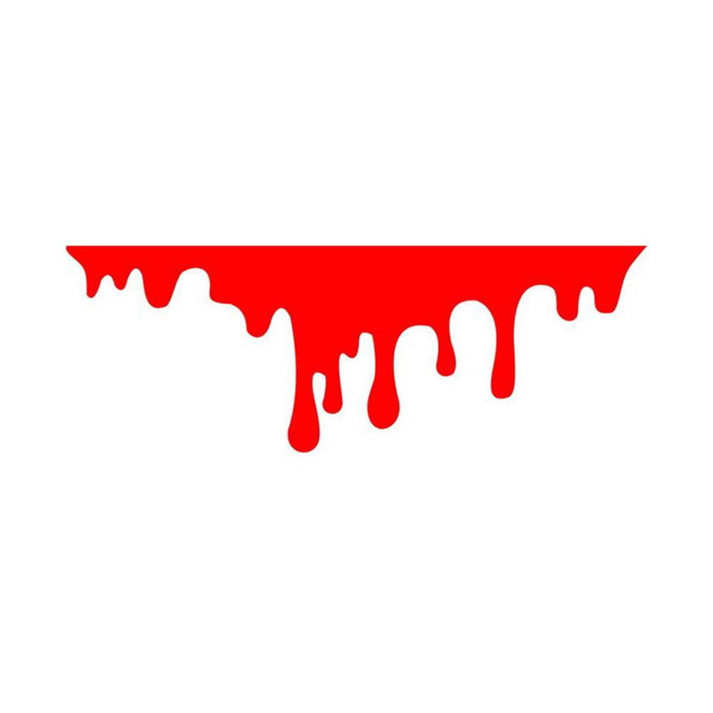 JSNKJLMN Bleeding Blood Stickers For Car Front Grill Side Window Bumper ...