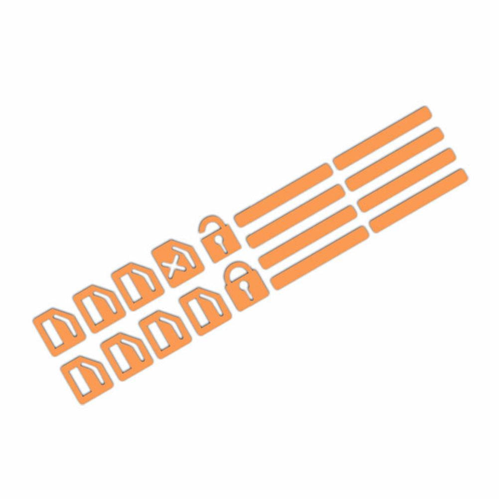 JSNKJLMN Car Window Button Luminous Sticker Lifter Switch Night Decals ...