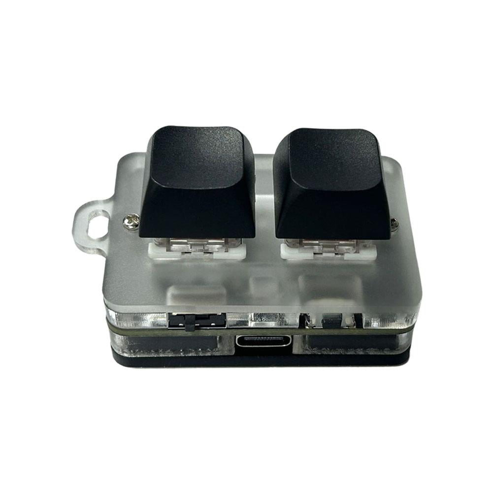 JSNKJLMN Jkapagzy RGB USB Mini Keypad 2 Keys Copy And Paste ro Programming Mechanical Bght ...