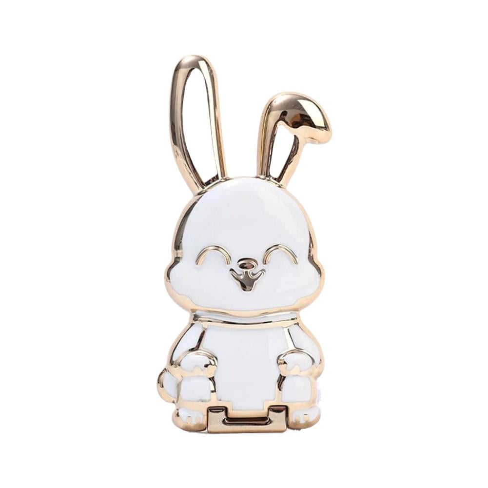JSNKJLMN Mobile Phone Rabbit Bracke Metal Cute 3D Phone Cell Phone ...