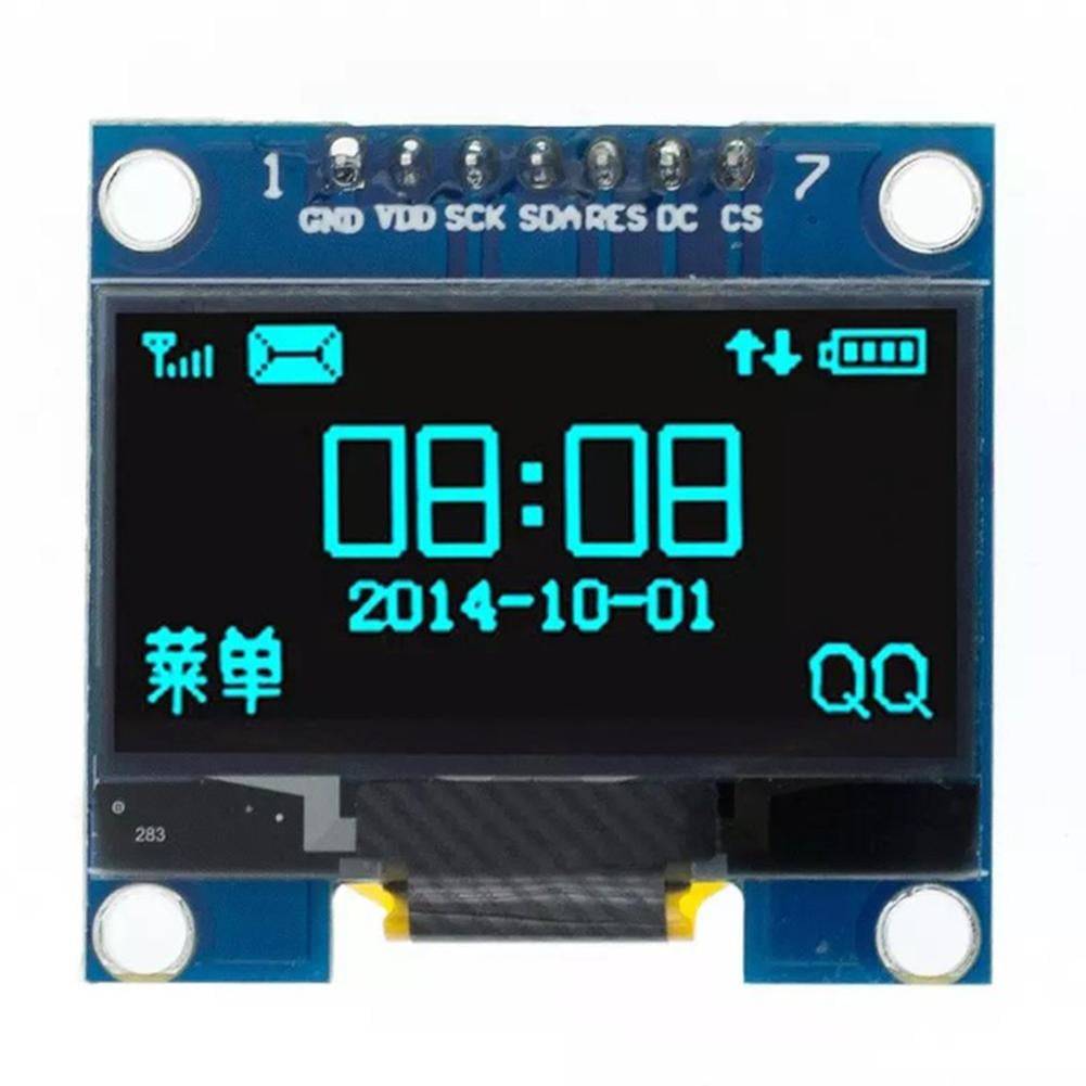 JSNKJLMN OLED Module 1.3 inch LCD LED Display Screen White/Blue 128X64 ...