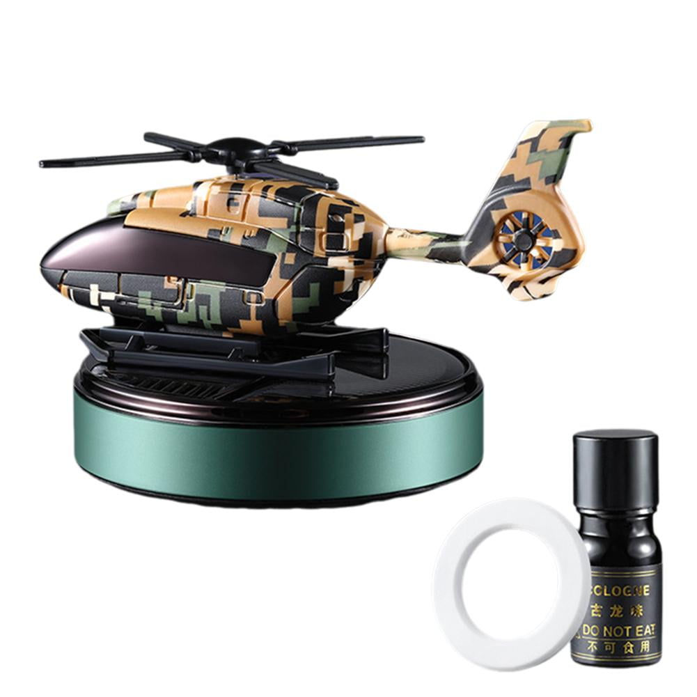 JSNKJLMN Solar Helicopter Car Perfume Diffuser Long Lasting Freshers ...