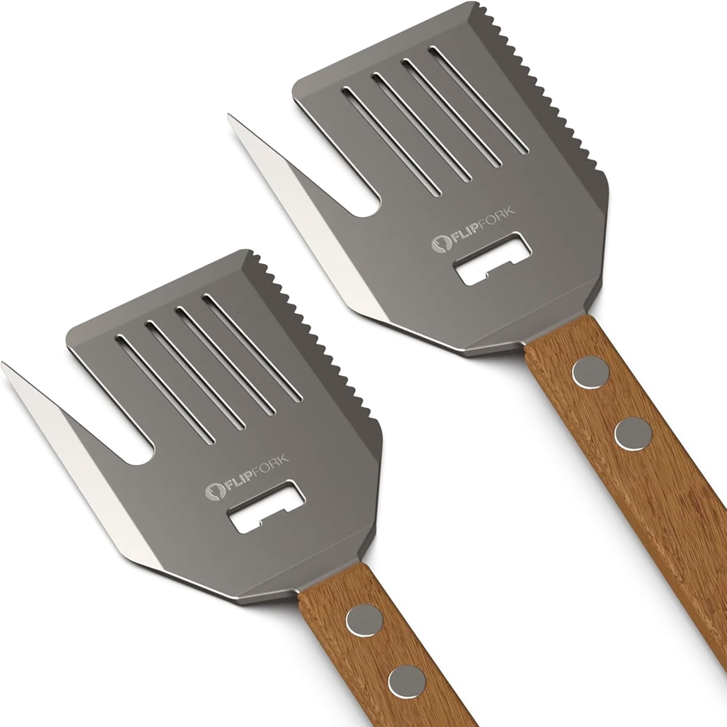 JSNV 5 in 1 Grill Spatula with Knife, Fork, Bottle Opener and Turner ...