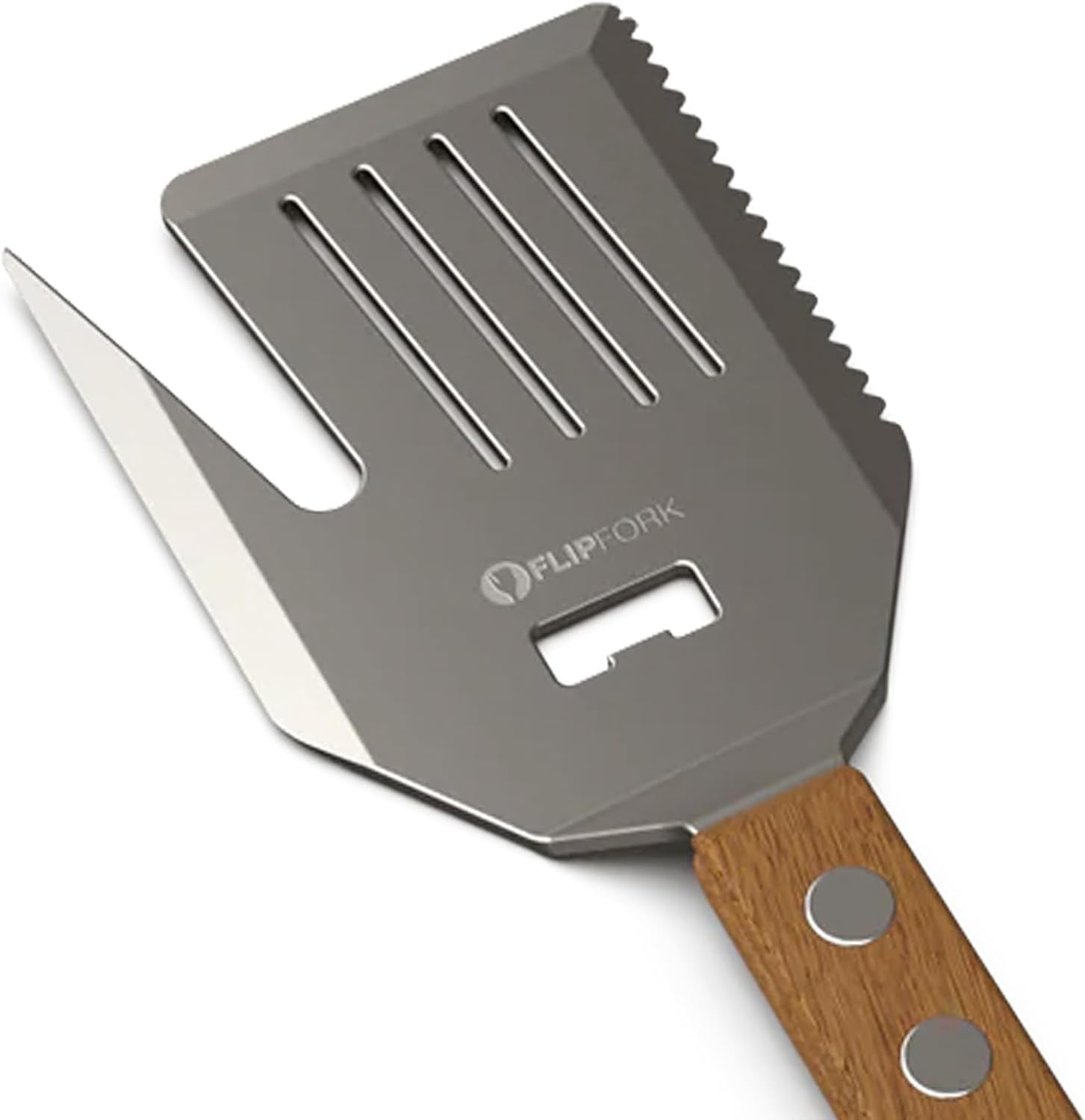 JSNV 5 in 1 Grill Spatula with Knife, Fork, Bottle Opener and Turner ...