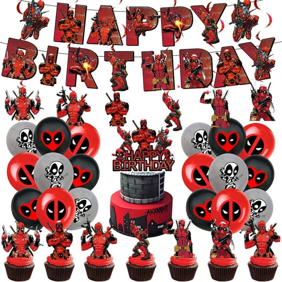 Deadpool Birthday Cake