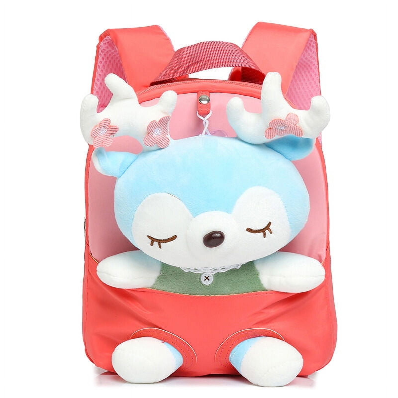 JSOT Cute Backpack, Mini Baby Backpack for 2 3 4 5 6 Years Old, Plush ...