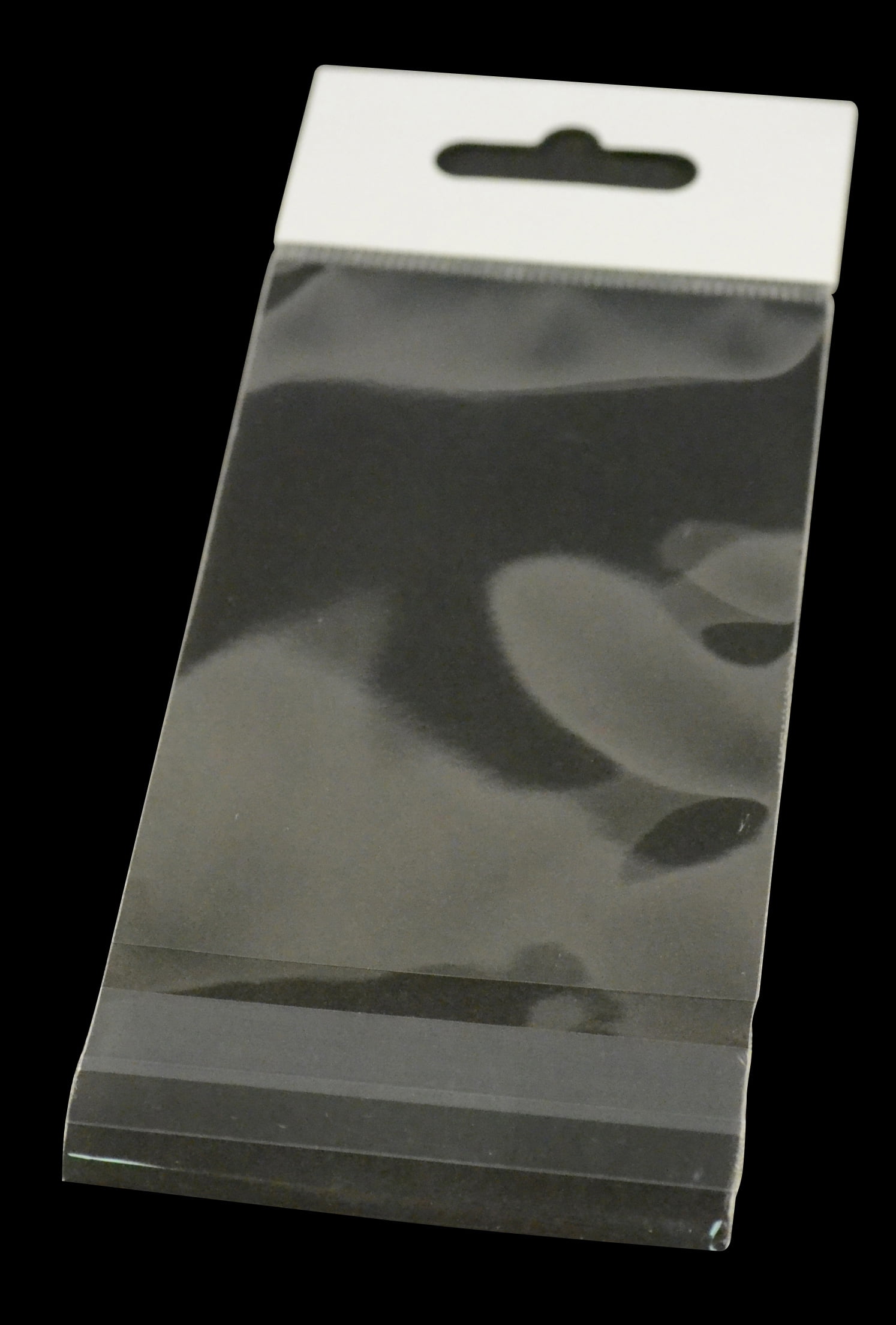 JSP® CRYSTAL CLEAR OPP PLASTIC BAG 6"X9""with WHITE HEADER & HANG HOLE ...