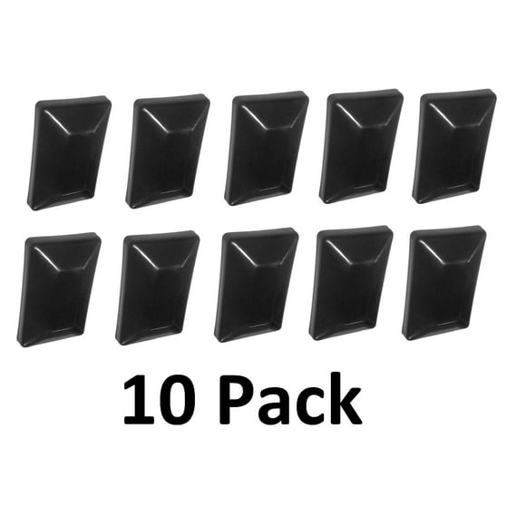 T Post Caps Black