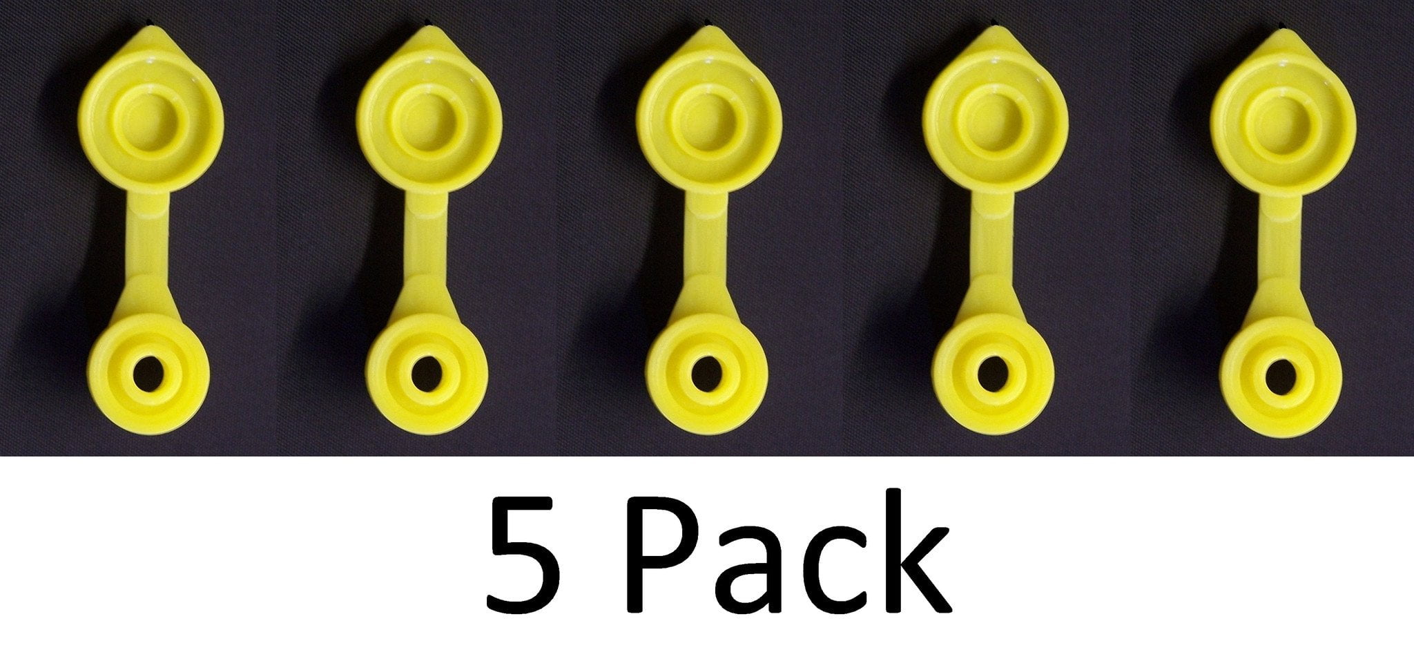 JSP Manufacturing, Gasoline Fuel Gas Can Jug Vent Cap (5 Pack) Yellow ...