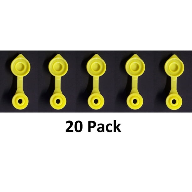 JSP Manufacturing Universal Fuel Gas Can Jug Large Yellow Vent Cap ...