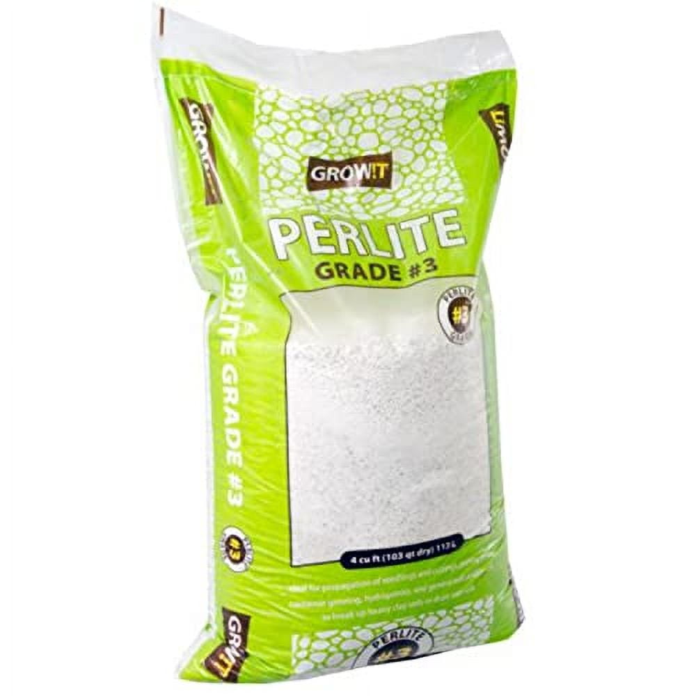 JSPERL34 - Grade #3 Perlite, Super Course, (4 Cubic Feet) Hydroponic ...