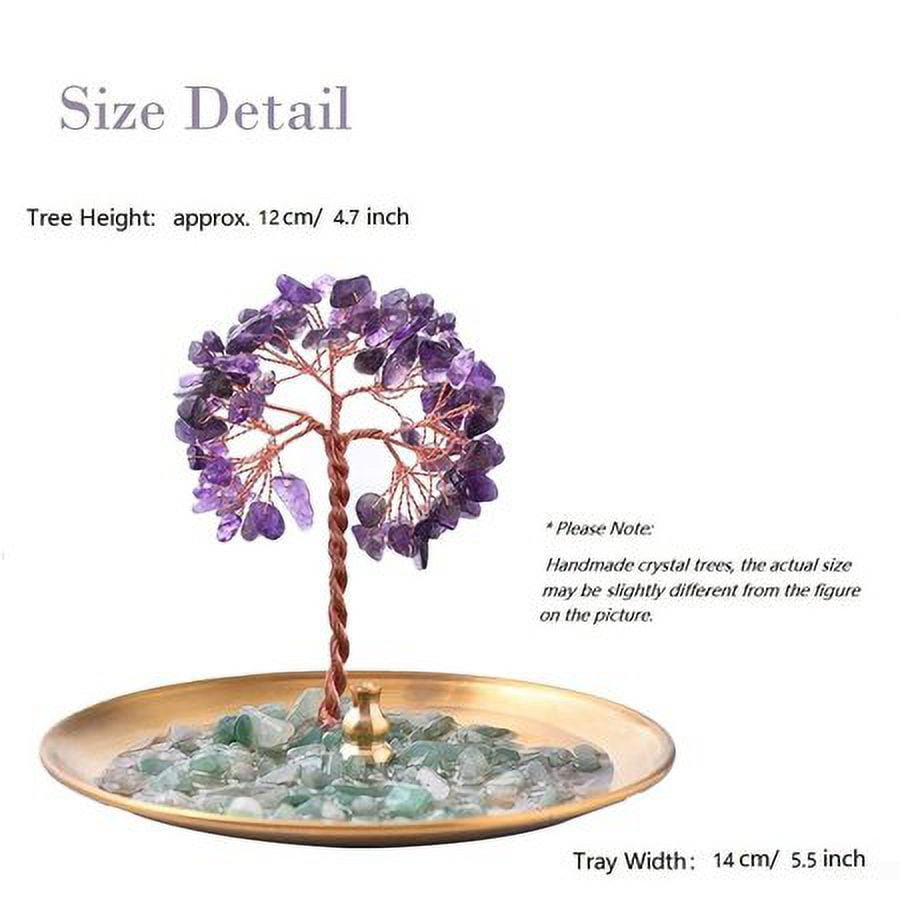 JSSH Incense Holder for Sticks Healing Crystal Money Tree Incense ...