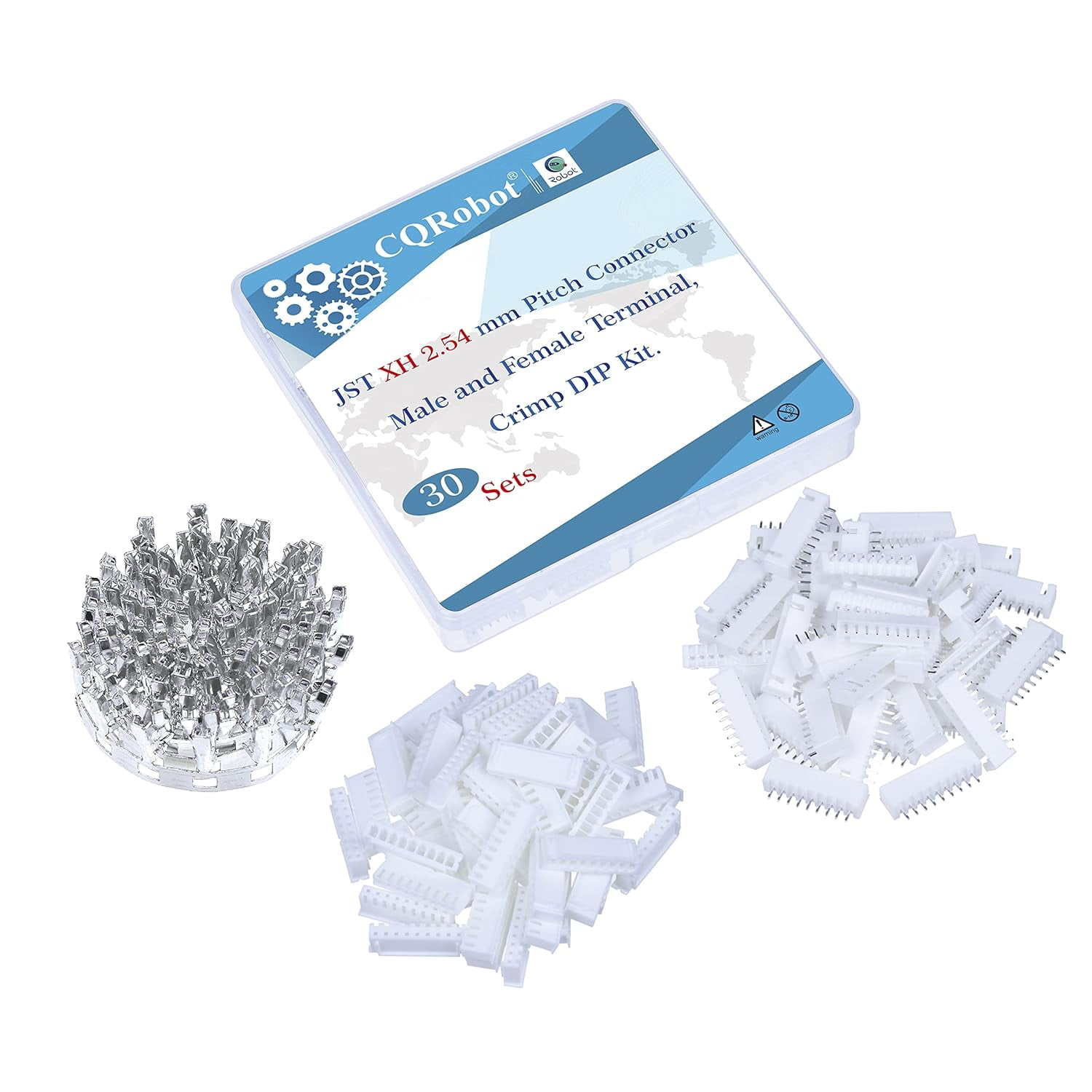 JST XH 2.54 mm Pitch 9-Pin Electronic Computer Connector IC Male Plugs ...