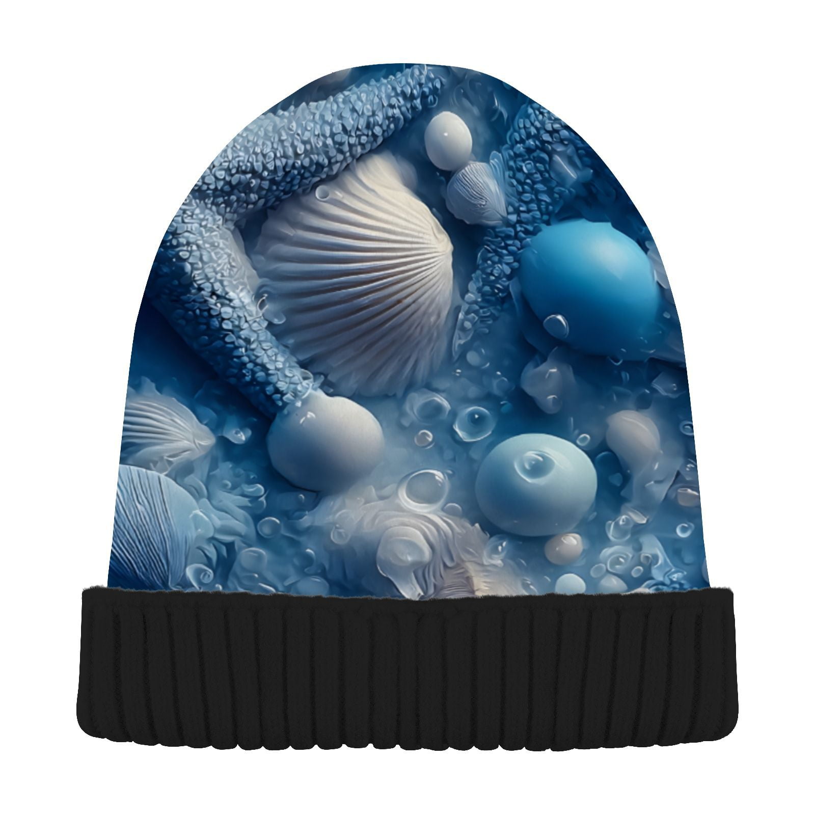 JSTEL Blue Starfish Pearl Beach Beanie for Women Men Winter Hat ...