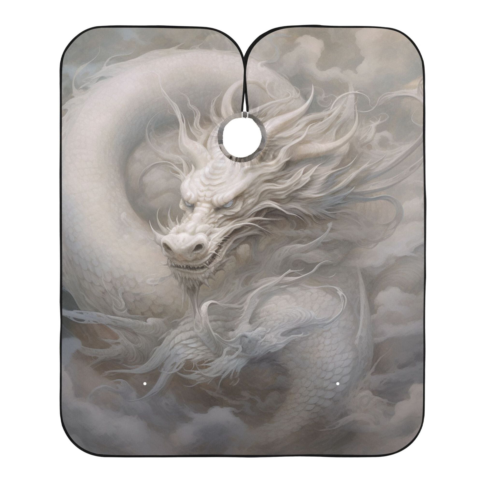 JSTEL Chinese Dragon Waterproof Barber Cape for Men Women Beard Shaving ...