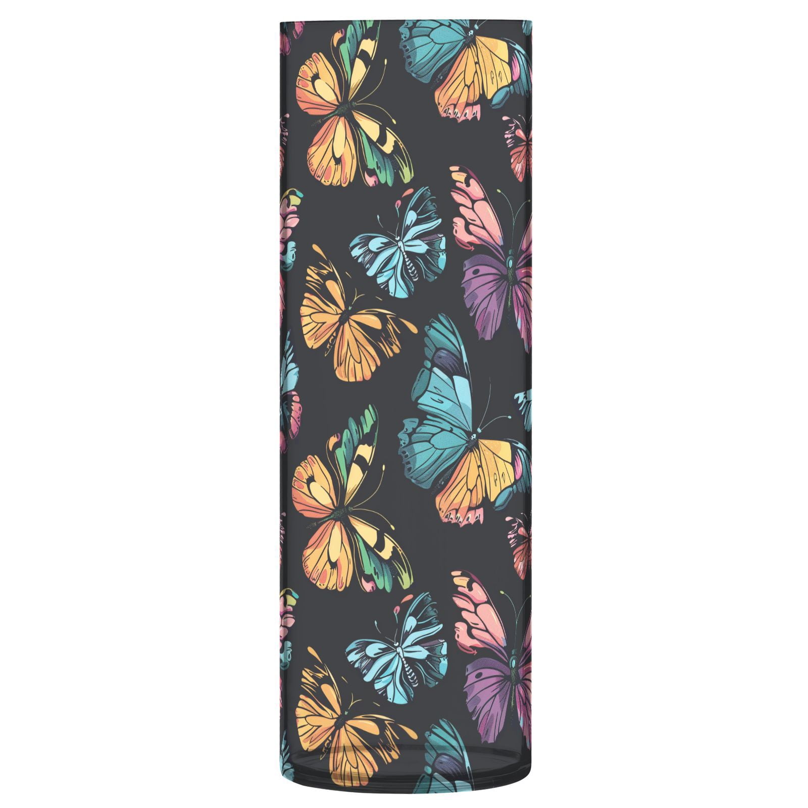 JSTEL Colorful Butterfly Flower Vase Decorative Floreros for Home Decor ...