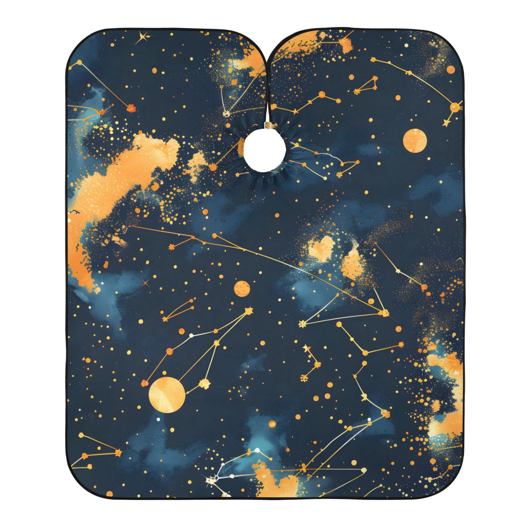 JSTEL Constellation Starry Sky Waterproof Barber Cape for Men Women ...