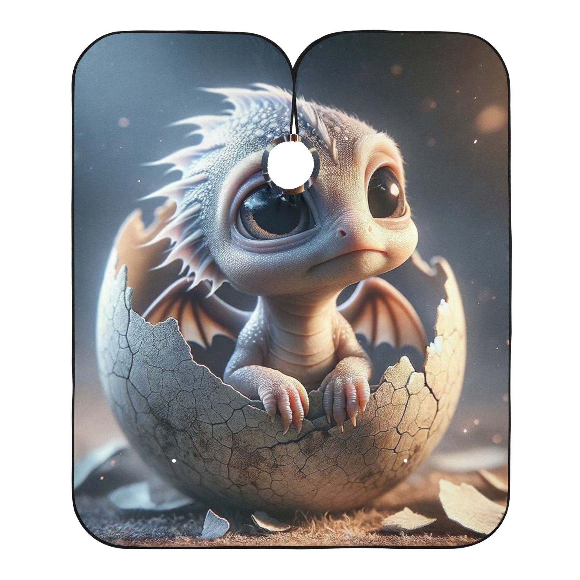 JSTEL Cute Baby Dragon Waterproof Barber Cape for Men Women Beard ...