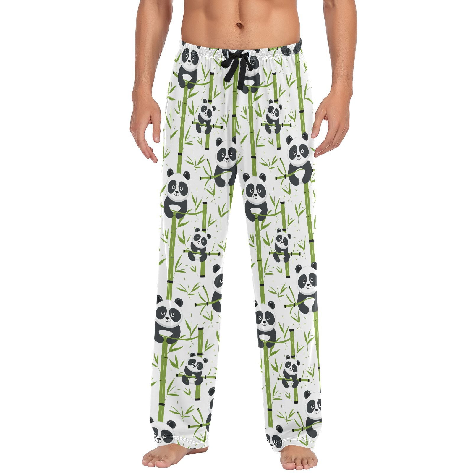 JSTEL Cute Panda Animal Kawaii Men's Sleepwear Mens Pajama Pants ...