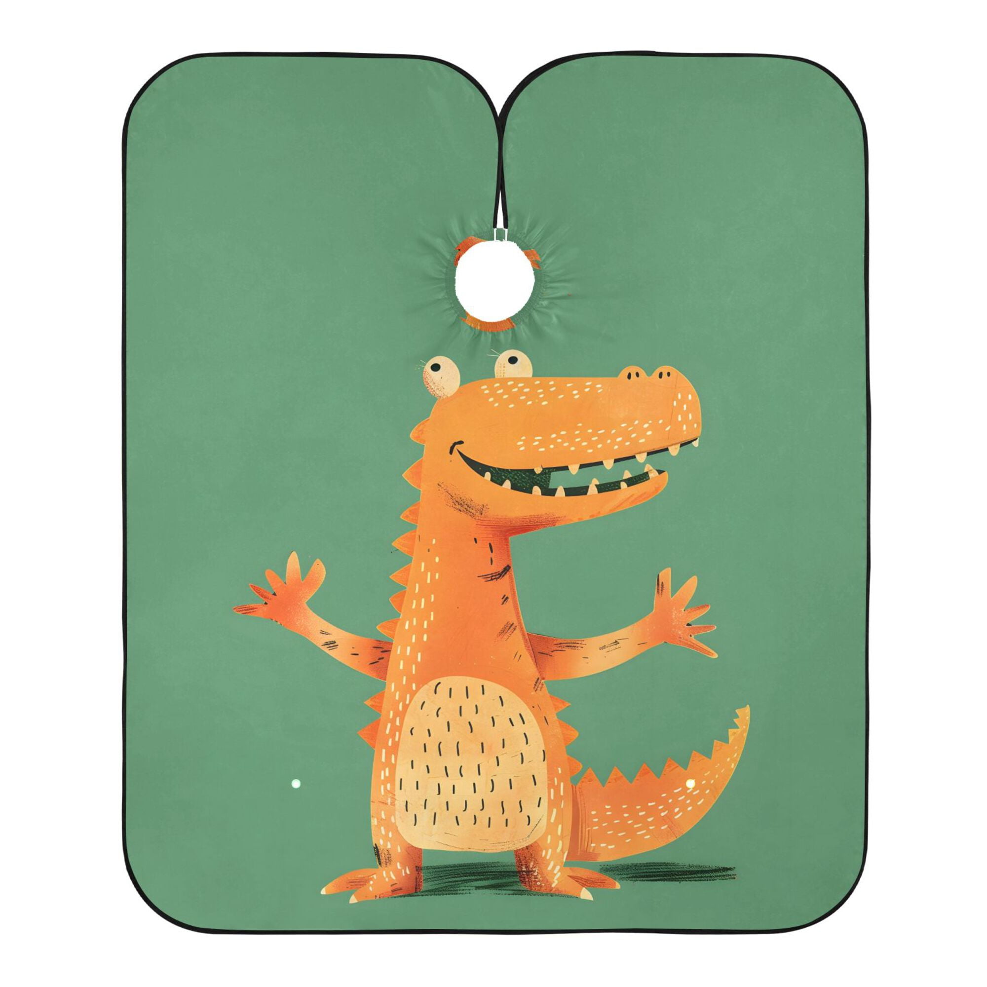 JSTEL Funny Alligator Waterproof Barber Cape for Men Women Beard ...